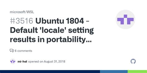 Ubuntu 1804 Default Locale Setting Results In Portability Issues Because Response To Prompts