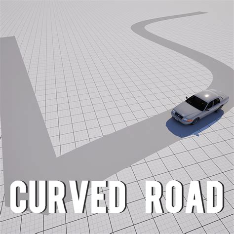 Unreal Engine Ai Vehicle Tutorial 10 Creating A Curved Road Network Community Tutorial