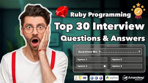 Top 30 Ruby Interview Questions And Answers Ruby Mcq 🚀 Crack