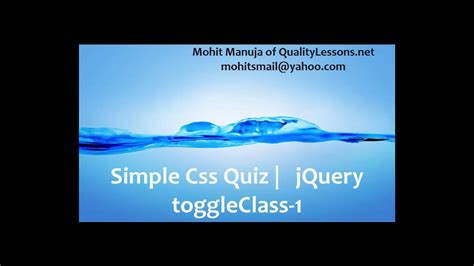 simple css quiz maker jquery toggleclass transition of background size property 1 youtube
