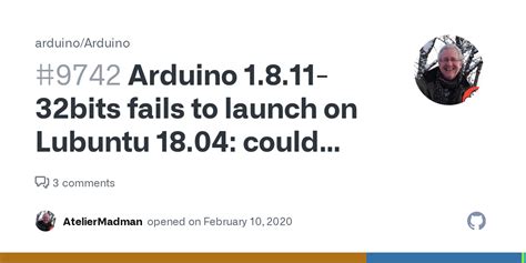 Arduino 1 8 11 32bits Fails To Launch On Lubuntu 18 04 Could Not Open