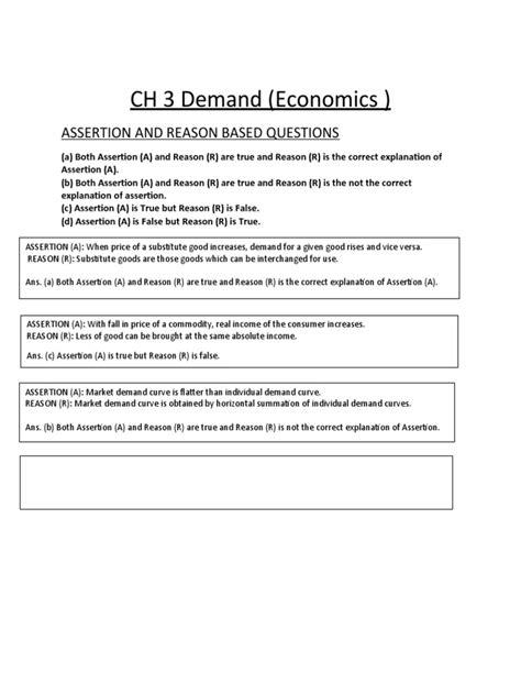 Data Assertion Reason Type Question Pdf