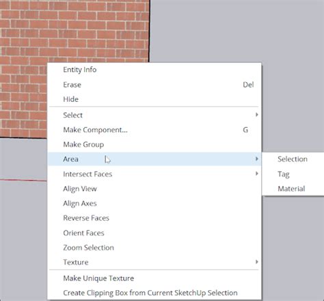 Calculating Material Area Sketchup Help Calculating Material Area Sketchup Help