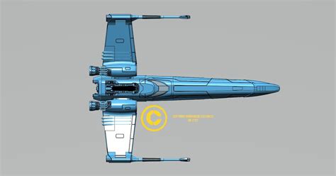 X Wing Aero Concept Stl Files For 3d Printing Etsy Canada