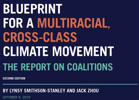 Blueprint For A Multiracial Cross Class Climate Movement Second