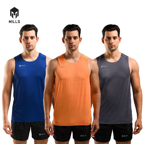 Mills Singlet Running Dash Running Tank Sleeveless 4008