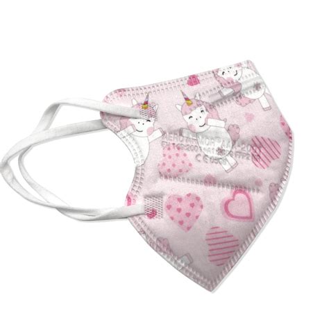 Комплект защитни маски за деца Aero Armor индивидуално опаковани стандарт Ffp2 Kn95 от 5 слоя