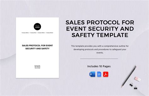 sales protocol for event security and safety template in word pdf