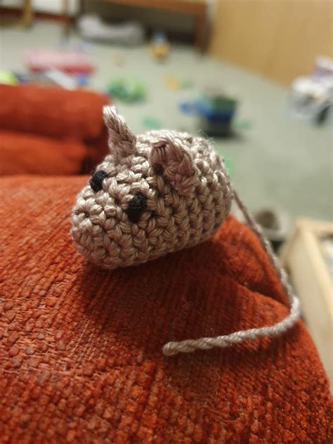 Teeny Tiny Mouse That Is Irresistible To Cats Stuffed With Catnip And