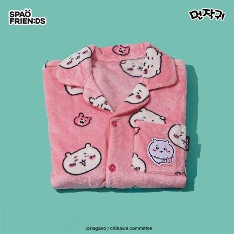 스파오 먼작귀 먼가 작고 귀여운 잠옷 Pink Spppc4tu11 위시버킷