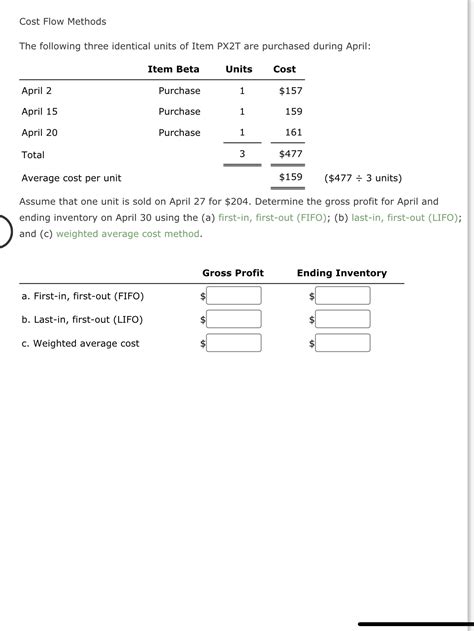 Solved Cost Flow Methods The Following Three Identical Units Chegg Com