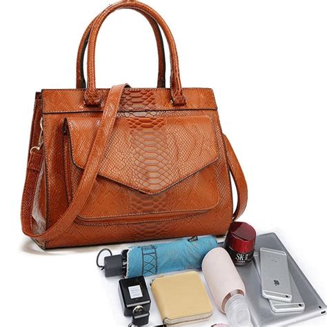 green python print vegan leather handbags shoulder bags baginning