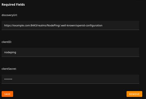 Nodeping Authentication