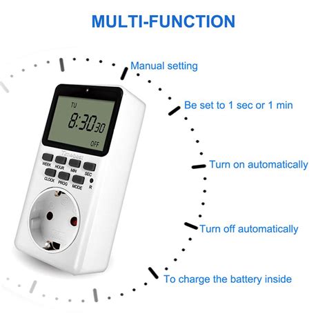 Digital Timer Switch Eu Kitchen Timing Socket Larg Grandado