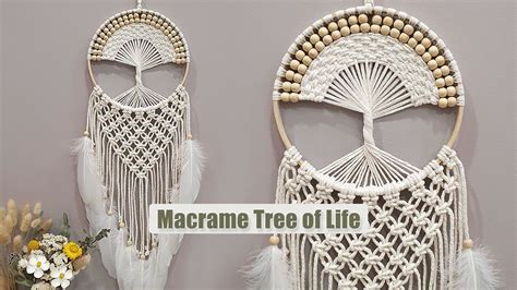 DIY Macramé Tree of Life Wall Art Tutorial