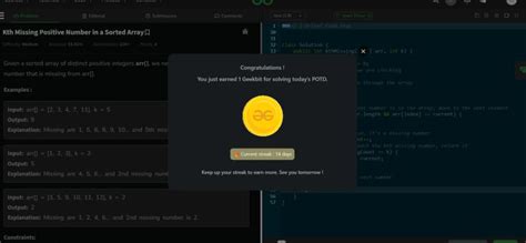 Mantush Kumar On Linkedin Day 16 Problem Kth Missing Positive Number