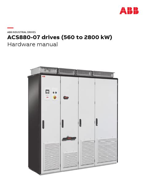 Acs880 07 Drives 560 To 2800 Kw Hardware Manual Pdf Power Inverter Fuse Electrical