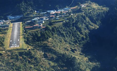 Tenzing Hillary Airport Aka Lukla Airport Khumbu Nepal Is Known