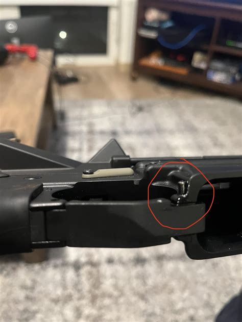 Roll Pin In Wrong Side Of Trigger Guard Rar15