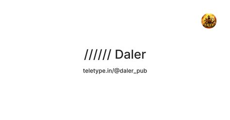 Daler — Teletype