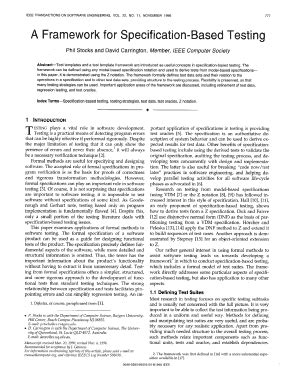 Fillable Online IEEE TRANSACTIONS ON SOFTWARE ENGINEERING VOL Fax Email Print PdfFiller