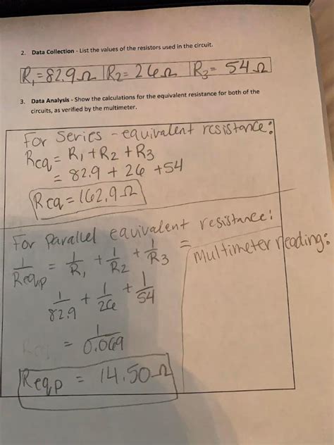 Solved B How Do You Calculate Equivalent Resistance For Chegg Com