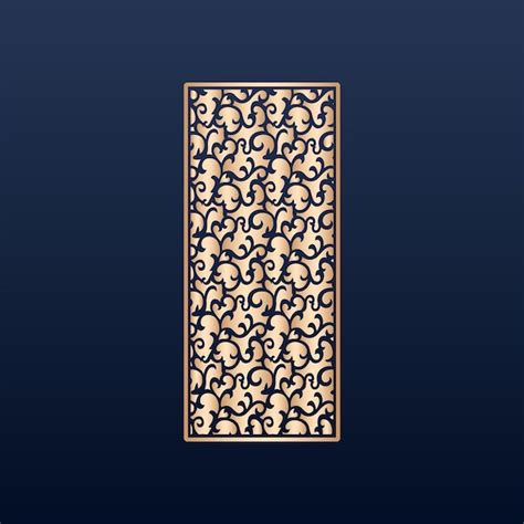 Premium Vector Collection Of Invitations With Laser Cut Gold Islamic Ornament Patterns