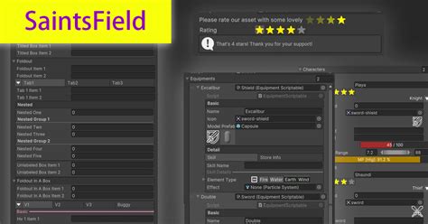 Saints Field Utilities Tools Unity Asset Store