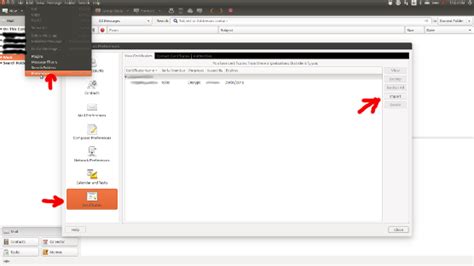Ssl How To Enable Tls Client Certificate Authentication In Evolution Ask Ubuntu
