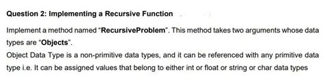 Solved A Trace The Following Recursive Method For The Chegg