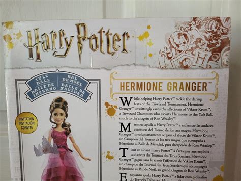 New Wizarding World Harry Potter Mattel Doll Yule Ball Hermione Granger