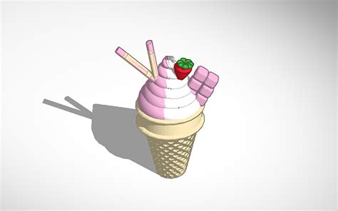 3d Design Strawberry Tinkercad