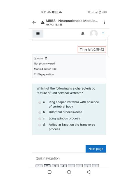 Neuroscience Modular Test Batch 25 Pdf