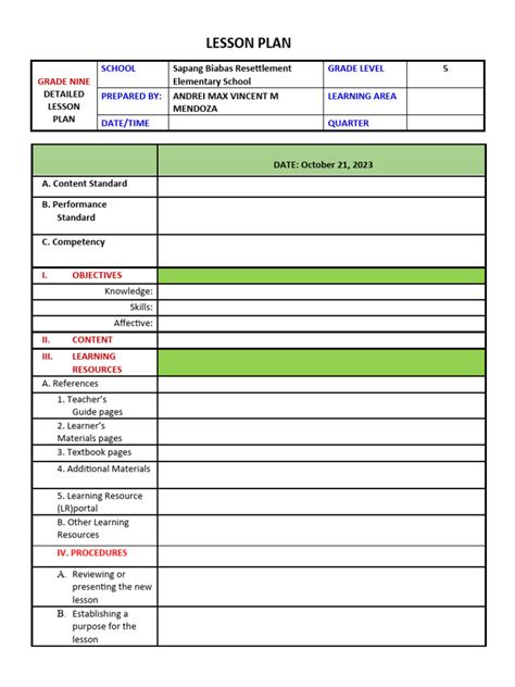 Elective 4 Dlp Pdf Learning Teachers
