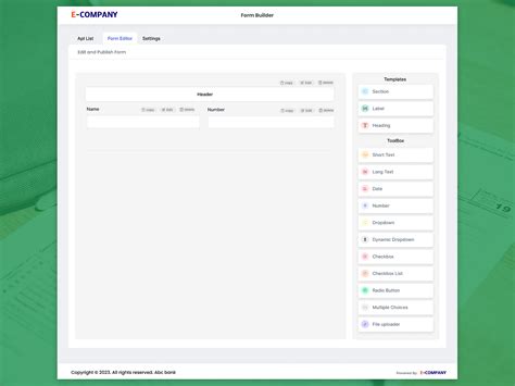 Form Builder Web App By Bishal Ghimire On Dribbble
