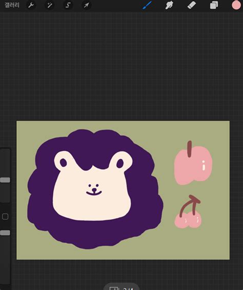무테스티커 제작 일러스트 프로크리에이트로 칼선 만들기 네이버 블로그