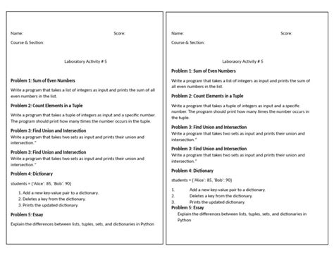 Lab Activity 5 Pdf Computer Programming Theoretical Computer Science