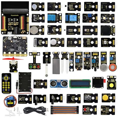 Keyestudio Microbit V2 45 in 1 Sensor Starter Kit สาหรบ BBC Micro
