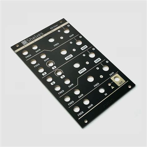 Black Panel For Mutable Instruments Shelves Oddvolt Eurorack Panels