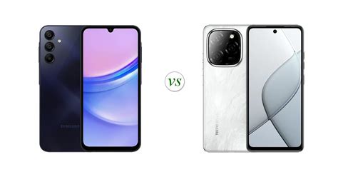 Samsung Galaxy A15 Vs Tecno Spark 20 Pro 5g Side By Side Specs Comparison