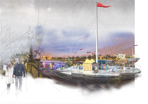 When London Freezes Over Floating Ice Rinks For The River Thames