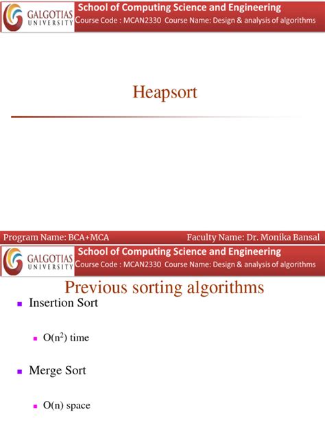 3 Heap Sort Pdf Computer Programming Algorithms And Data Structures