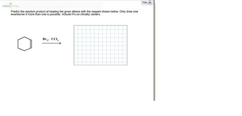 Solved Predict The Reaction Product Of Treating The Given