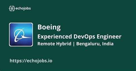 Boeing Is Hiring Experienced Devops Engineer Remote Hybrid Bengaluru