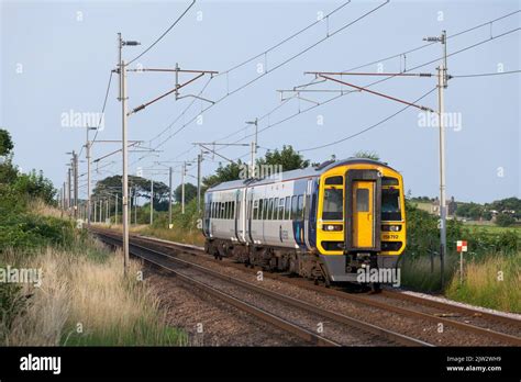 Northern Rail Caf Class 158 Diesel Train 158792 On The Electrified West
