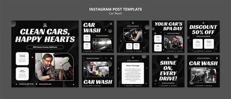 세차 템플릿 디자인 무료 Psd 파일