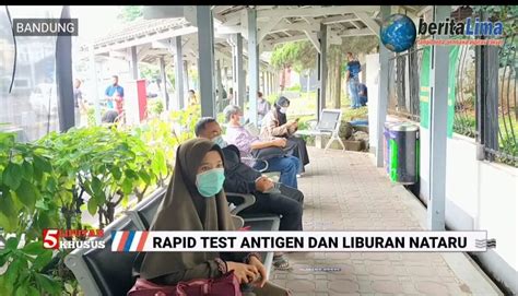 Rapid Test Antigen Syarat Perjalanan Lintas Kota