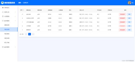 【从0带做】教务管理系统，基于springbootvue的教务系统，选课系统、课表、考勤系统、请假系统、成绩管理、作业等 Csdn博客