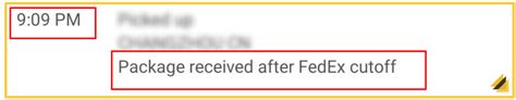 What Does Package Received After Fedex Cutoff” Mean Mailbox Master