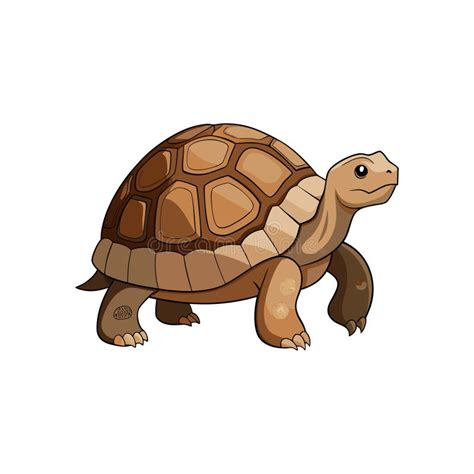 Stunning Gopher Tortoise In Its Habitat Stock Illustration Illustration Of Tortoise Sand